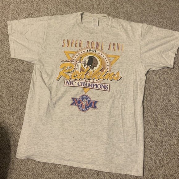 Tops | Vintage Style Shirt Sweater Washington Redskins Super Bowl ...